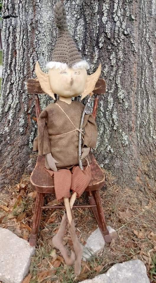Elf Patterns, Primitive Patterns, Woodland Elf Pattern, Elf Doll ...