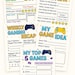 Gaming Journal for Kids: 5 Printable Game Review Worksheets (digital ...