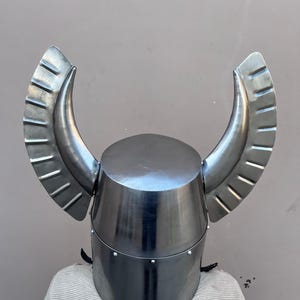Medieval Teutonic Knight Helmet With Horns | 18 Gauge Steel Templar ...