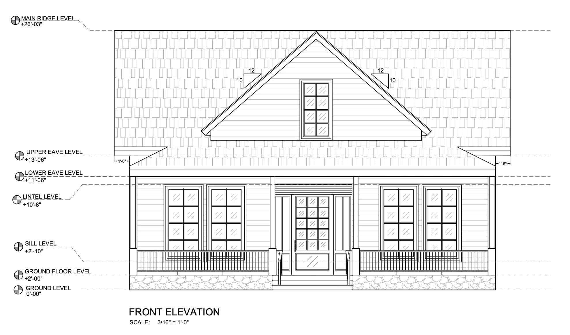Farmhouse House Plan | 3 Bedroom Home Design | One Story Farmhouse ...