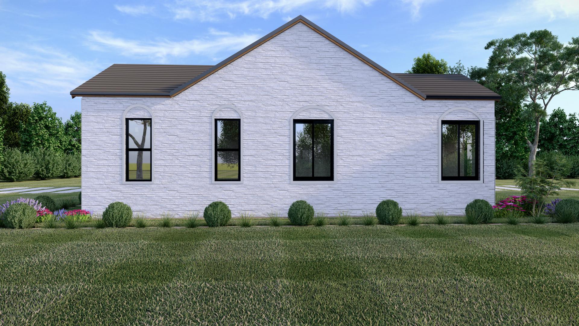 Contemporary Single-story Home Plan – 3 Beds, 3 Baths, Open Concept ...
