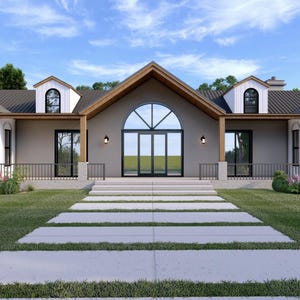 Contemporary Single-story Home Plan – 3 Beds, 3 Baths, Open Concept ...