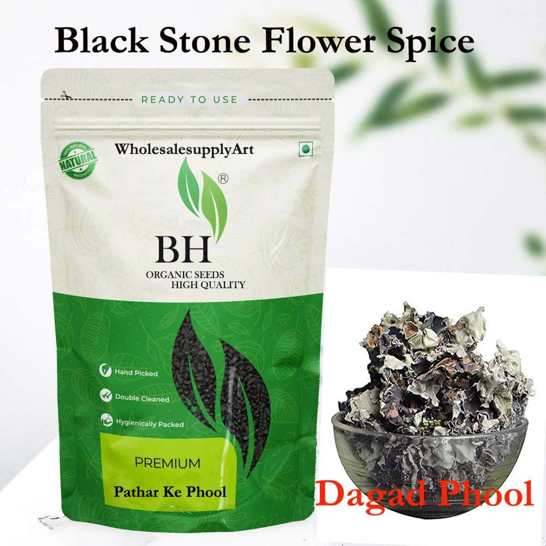 Organic Black Stone Flower Spice | Pathar Ke Phool | Dagad Phool ...