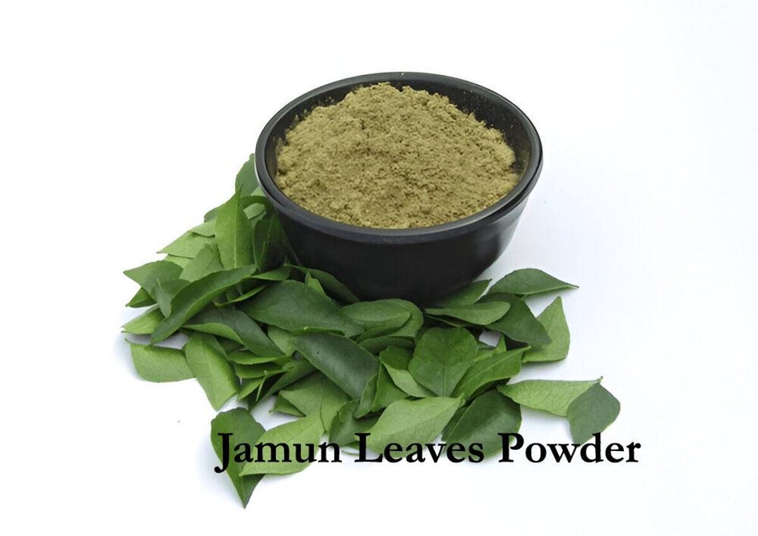 Organic Jamun Leaf Powder: Black Plum Herbal Tea - Etsy
