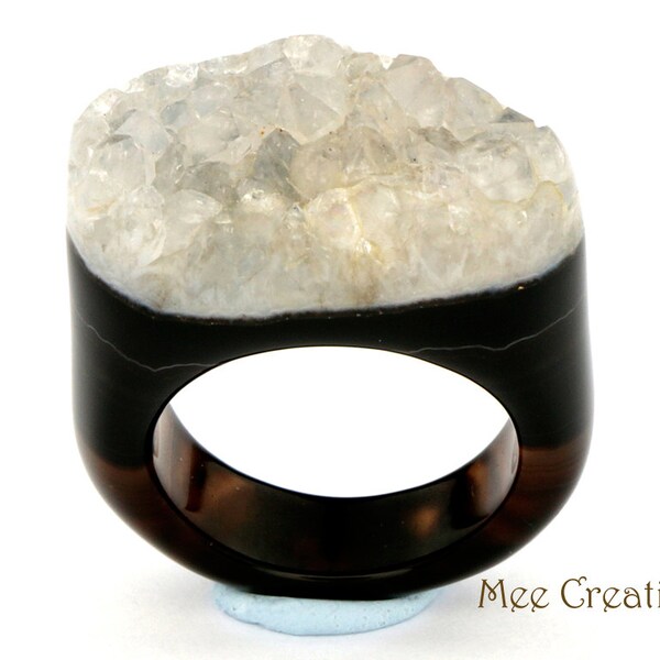 Druzy Ring - Etsy