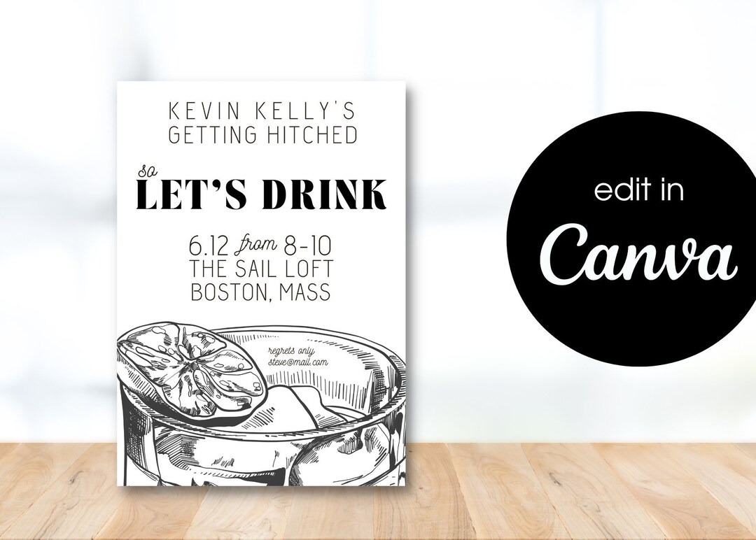 Bachelor Party Invites, Stag Party Invitation, Let's Drink, Boozy ...
