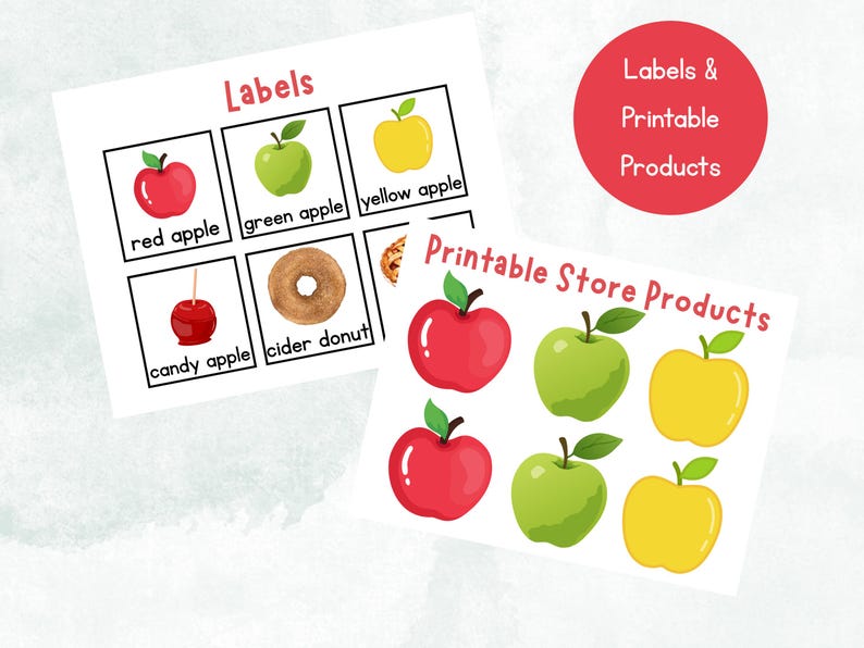 Apple Orchard Dramatic Play - Etsy