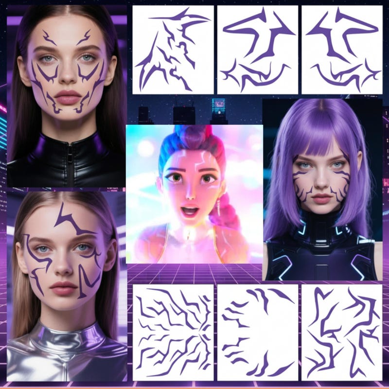 Rumi Pattern Kpop - Etsy