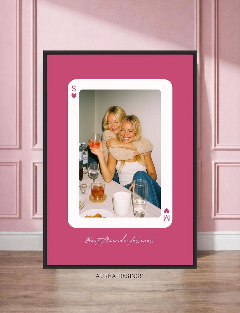Best Friends Poster Template | Custom Beast Photo Print | Editable ...