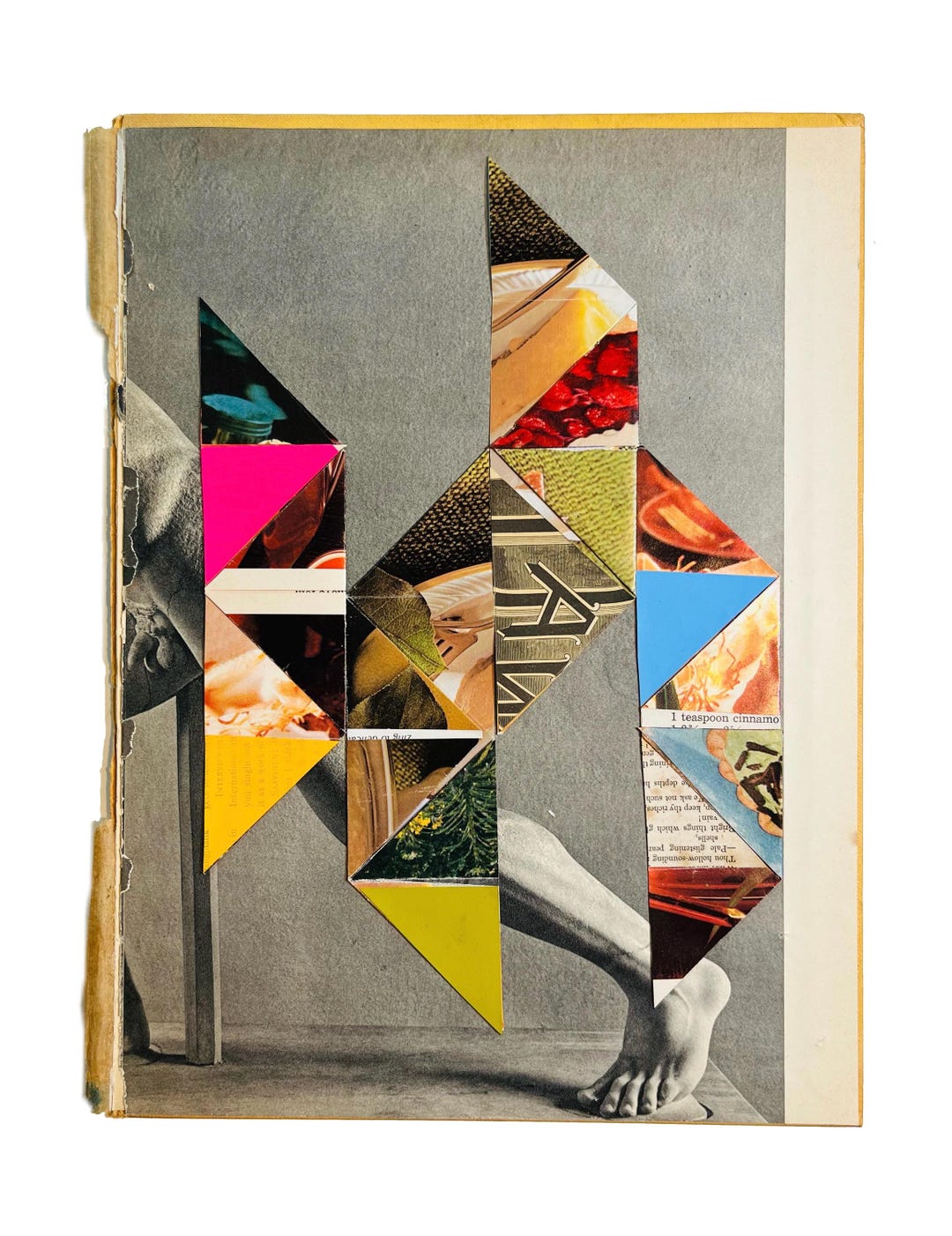 Origami Collage: Vintage Book Cover Art - Etsy