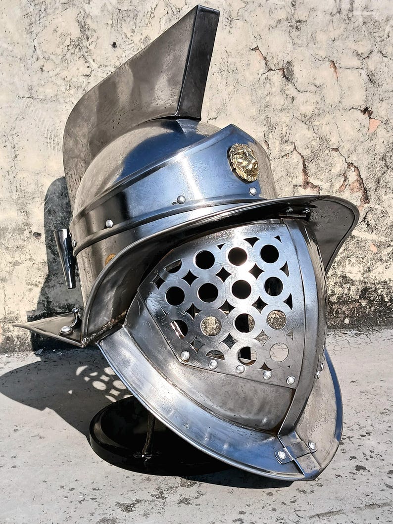 Personalized Wearable Roman Gladiator Helmet: Medieval Armor Replica ...