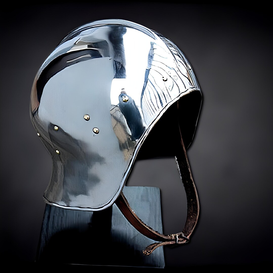 Polished Steel Morion Helmet: Renaissance Armor Cosplay, Medieval LARP ...