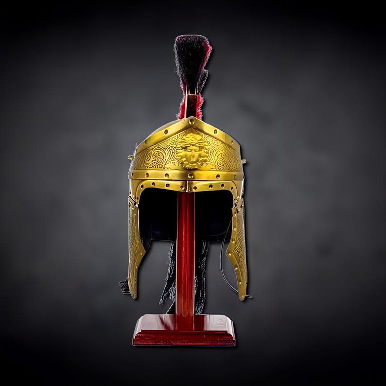 Roman Gladiator Helmet Replica: 16 Gauge Steel, Polished Finish - Etsy
