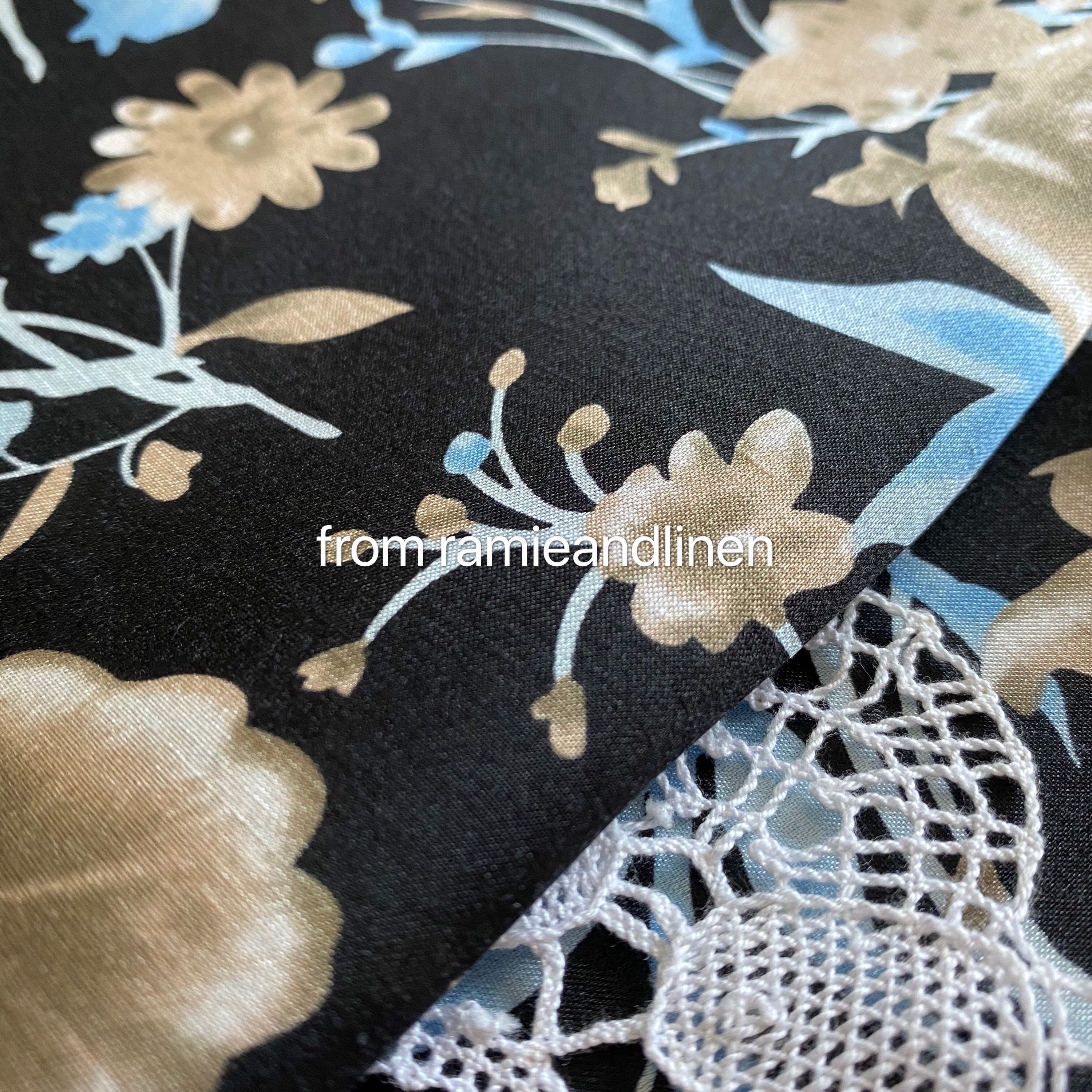 Silk Fabric Flower Print Silk Cotton Blend Charmeuse Fabric - Etsy