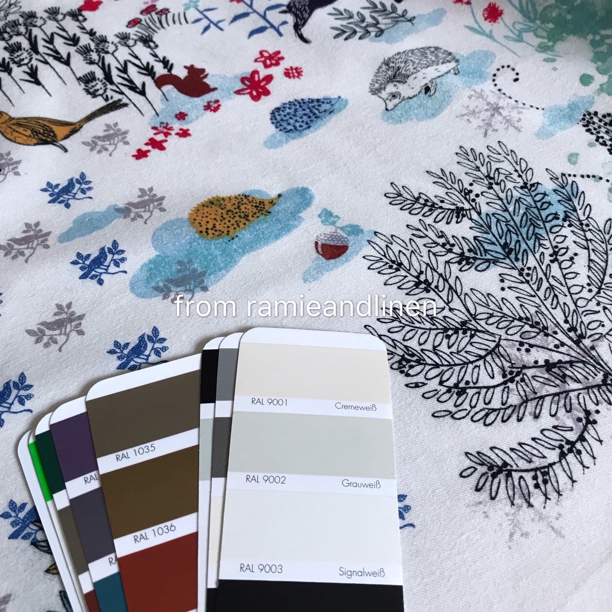 Flannel Cotton Fabric Fairy Tale Forrest Print Cotton Fabric - Etsy