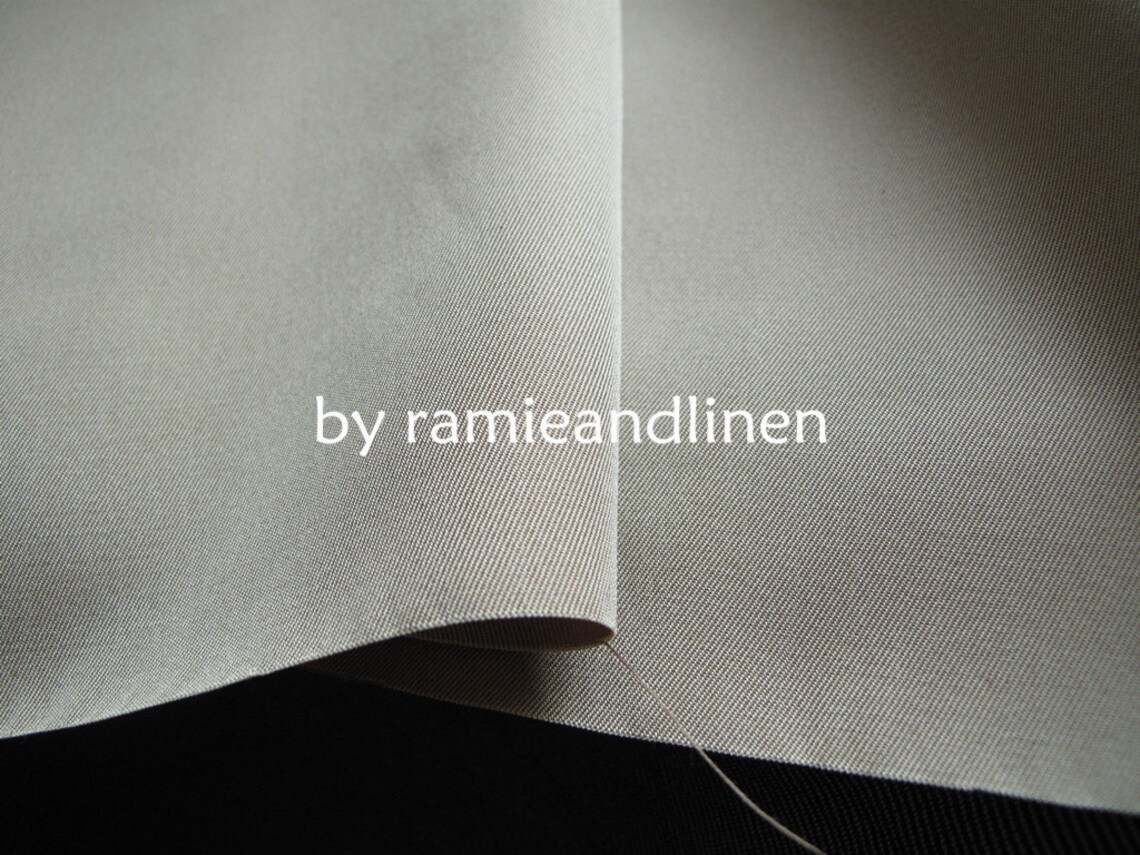 Silk Fabric Heavy Silk Cotton Blend Fabric Suiting Fabric | Etsy