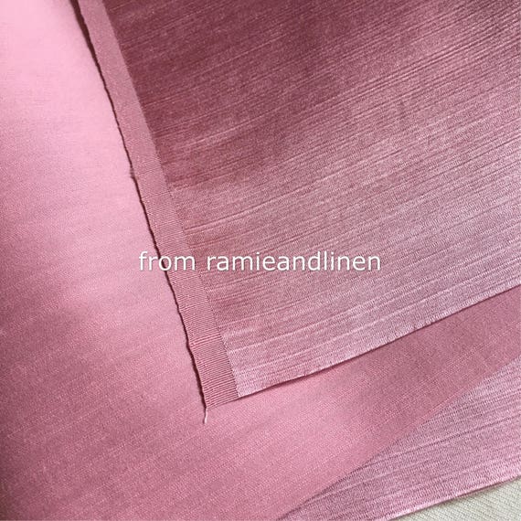 Silk fabric pink Silk cotton blend charmeuse satin fabric | Etsy