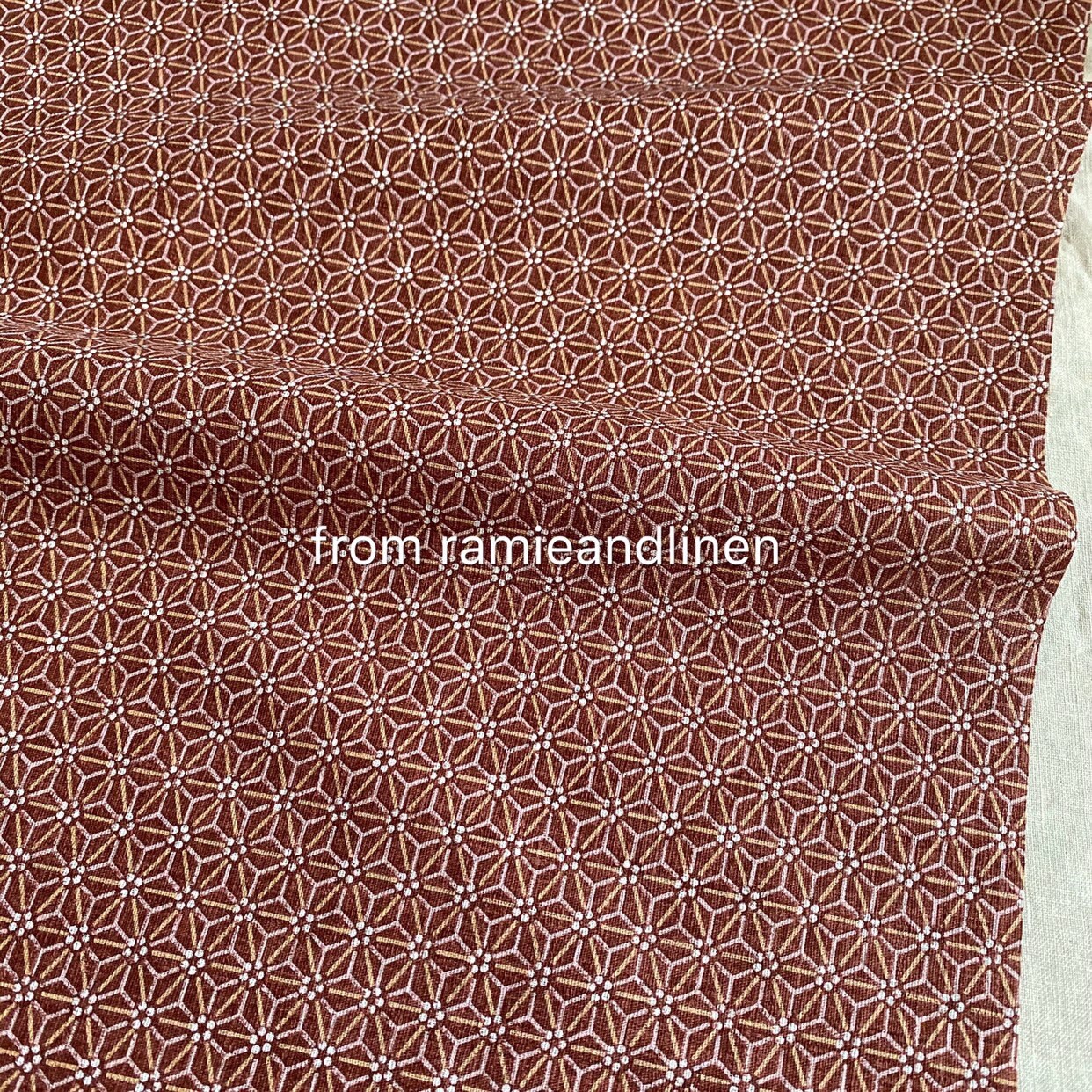 Japanese Cotton Fabric, Japanese Traditional Tortoiseshell Pattern ...