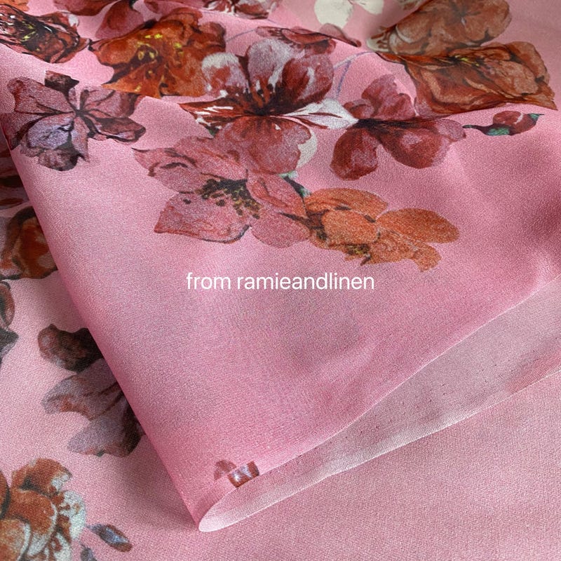 Georgette Fabric - Etsy