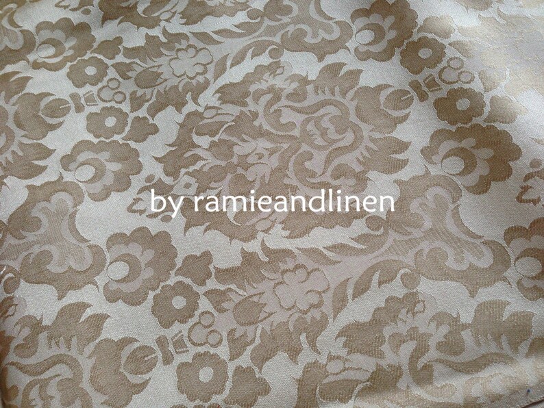 Silk Fabric100% Silk Victorian Damask Brocade Fabric Fat - Etsy