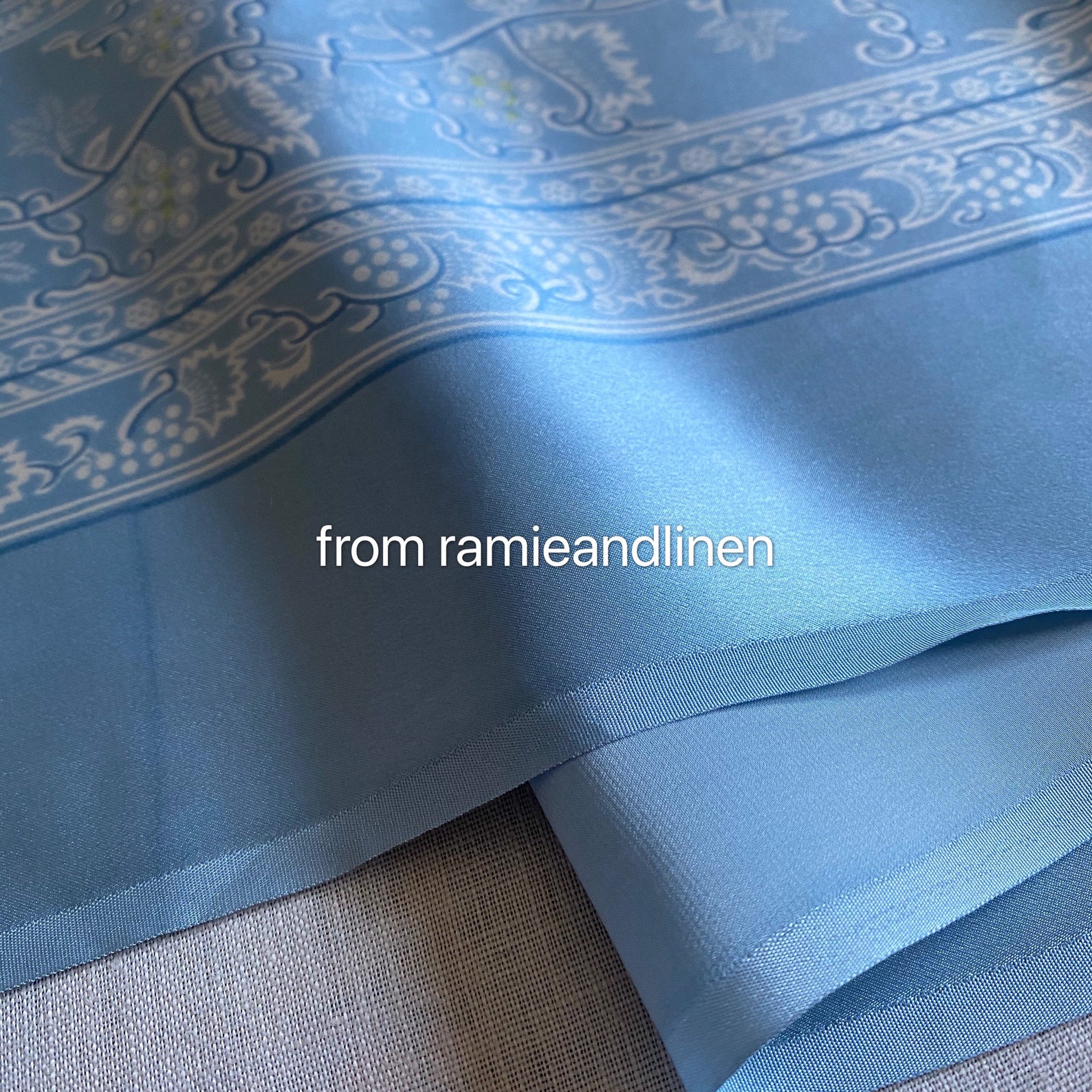 Silk Fabric, Double Borders Print, 19m/m,silk Crepe Satin, Silk ...