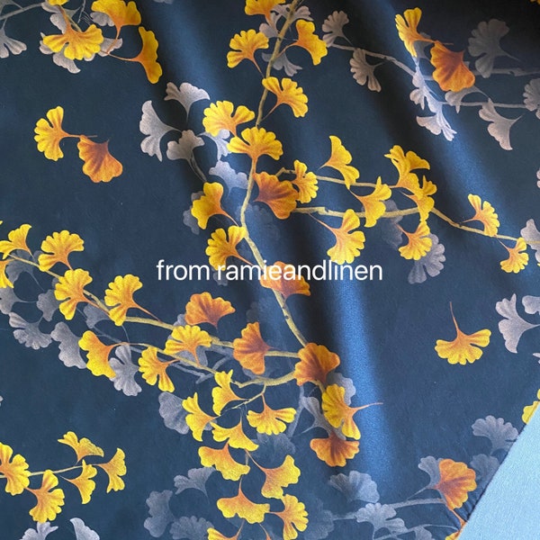 Ginkgo Fabric - Etsy