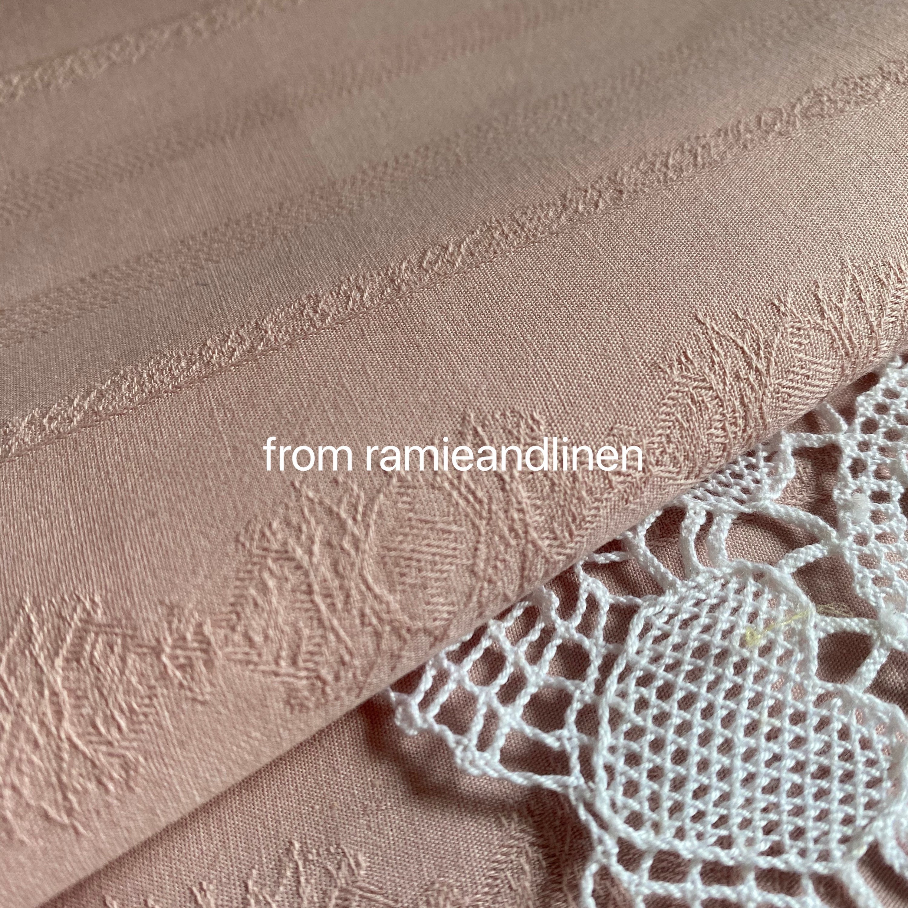 Japanese Cotton Fabric, Solid Color, Floral and Stripes Jacquard Weaved ...