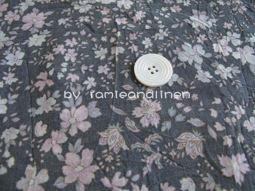 Cotton Fabric Cotton Blend Floral Print Fabric Light Pink on - Etsy