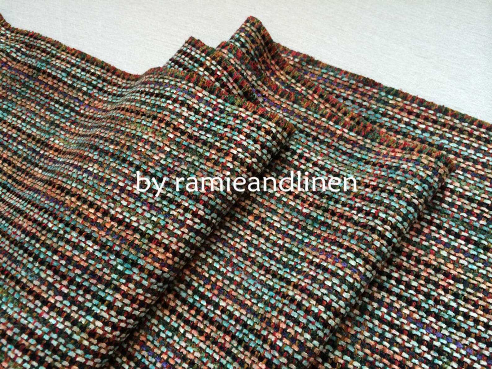 SILK FABRIC, Silk Tweed Fabric, Sold by Fat Quarter, 18" by 28" - Etsy