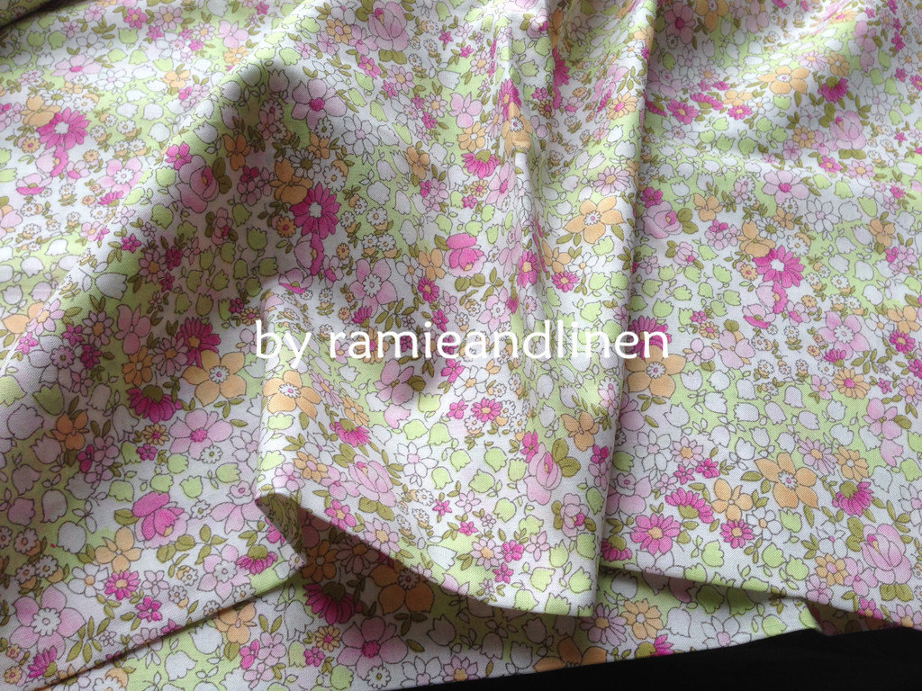 Japanese YUWA Floral Print Cotton Fabric, Made in Japan, Half Yard by ...