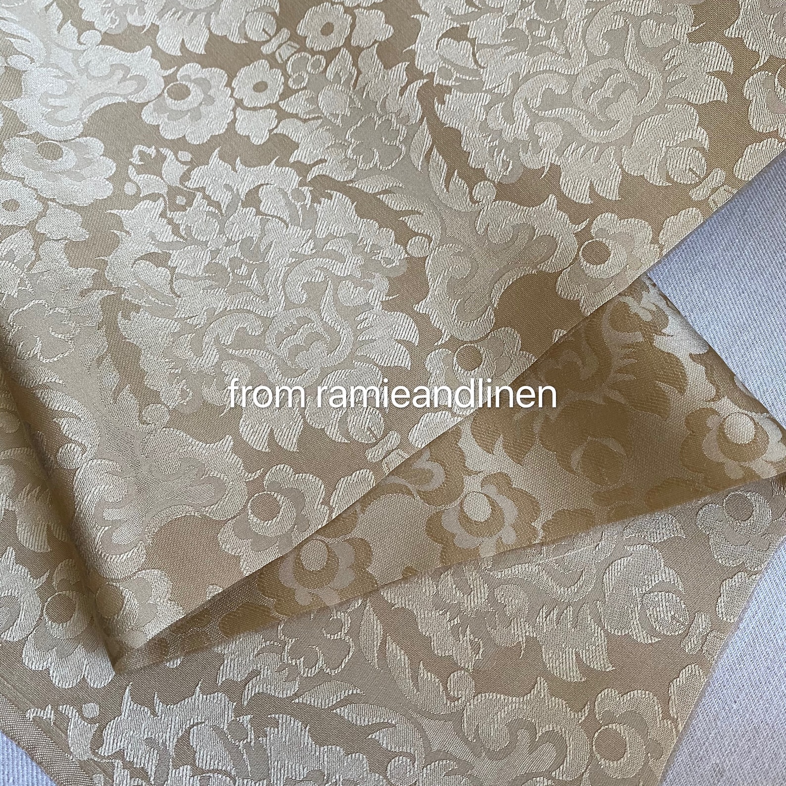 Silk Fabric100% Silk Victorian Damask Brocade Fabric Sold by | Etsy