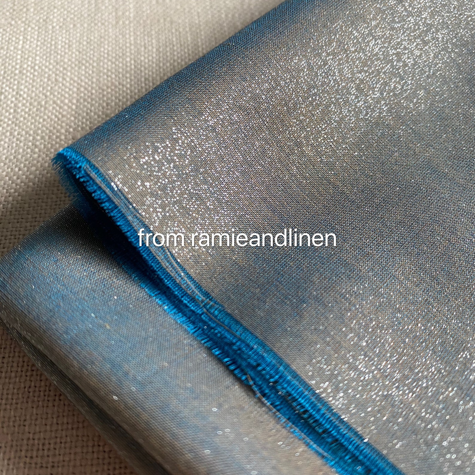 Silk Fabric, Silver Dust Coated Yarn-dyed Silk Cotton Blend Fabric ...