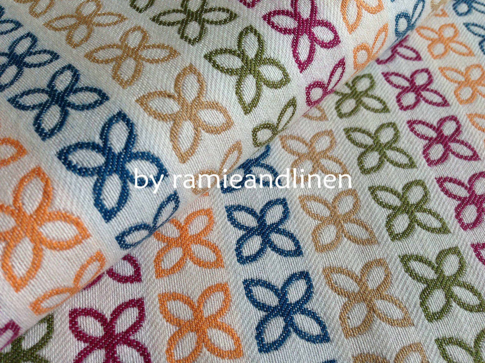 Cotton Fabric, Yarn Dyed Floral Pattern Jacquard Cotton Fabric, Fat ...