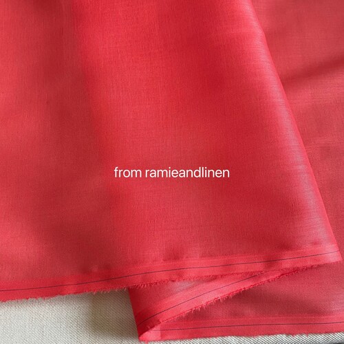 Ramie Fabric Solid Color Light Weight High Count Ramie - Etsy