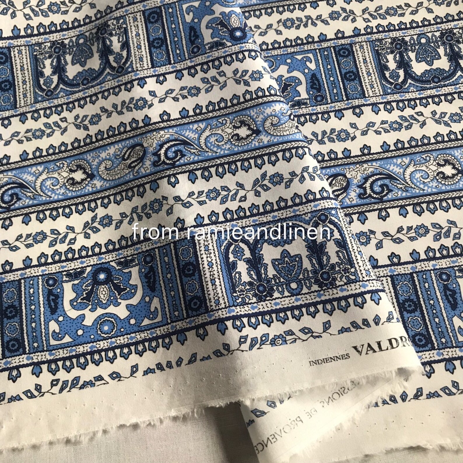 Imported French Fabric, Classical Pattern Print Fine Cotton Fabric ...