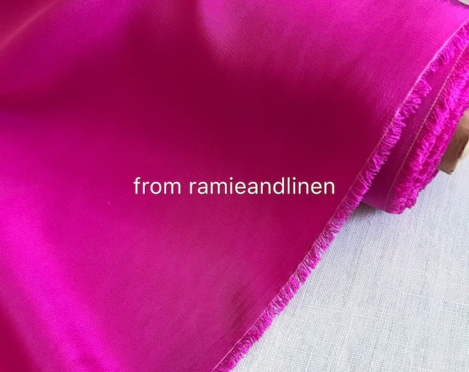 Silk Fabric Solid Color Silk Crepe De Chine Heavy Silk - Etsy