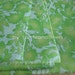 Silk Fabric, Spring Green Floral Print Silk Organza, Half Yard by 42 ...