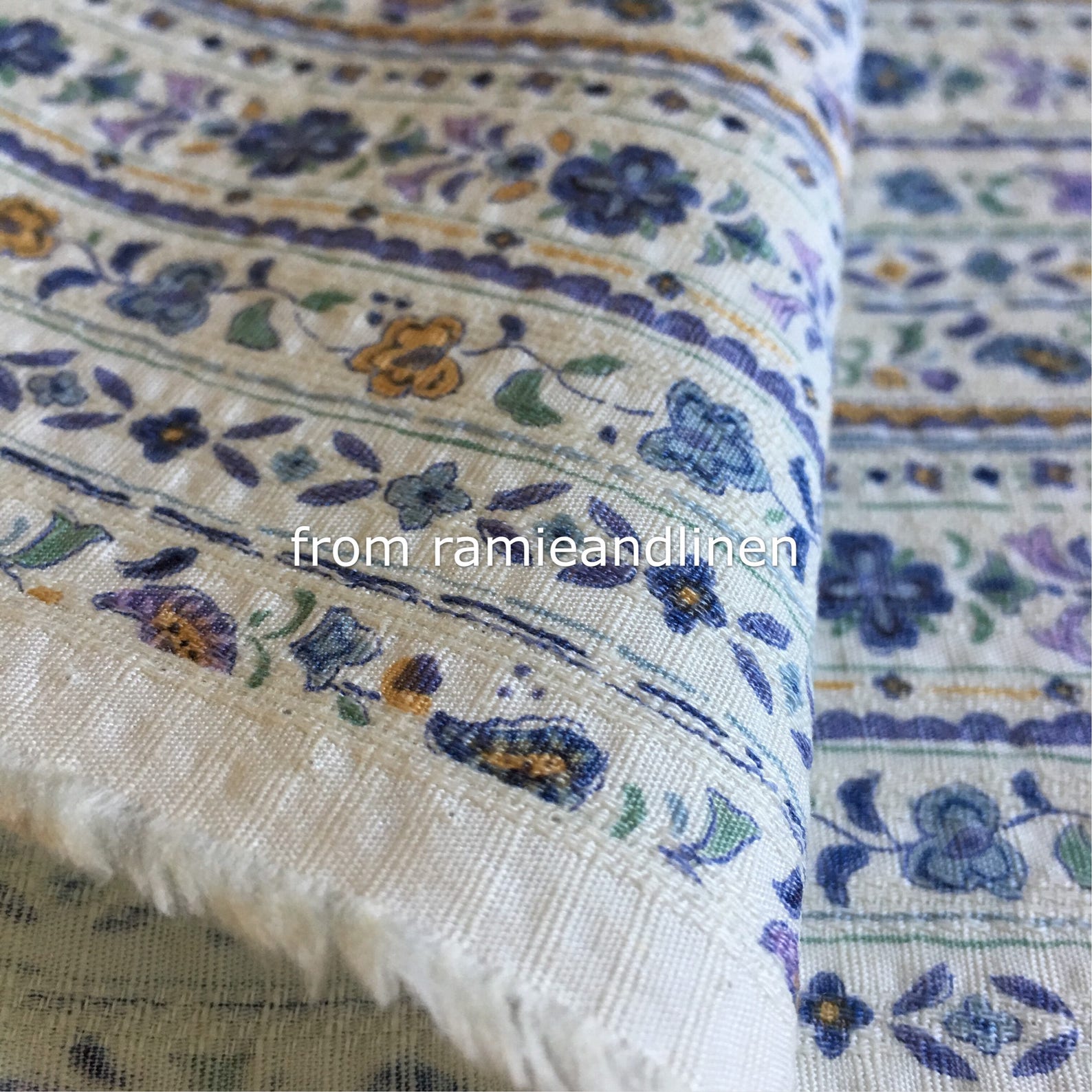 Japanese Cotton Fabric Floral Stripes Jacquard Weaved Half - Etsy
