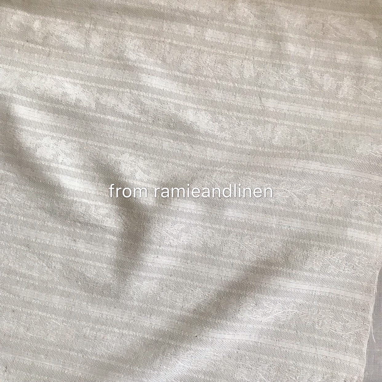 Japanese Cotton Fabric Floral Stripes Jacquard Cotton Fabric - Etsy