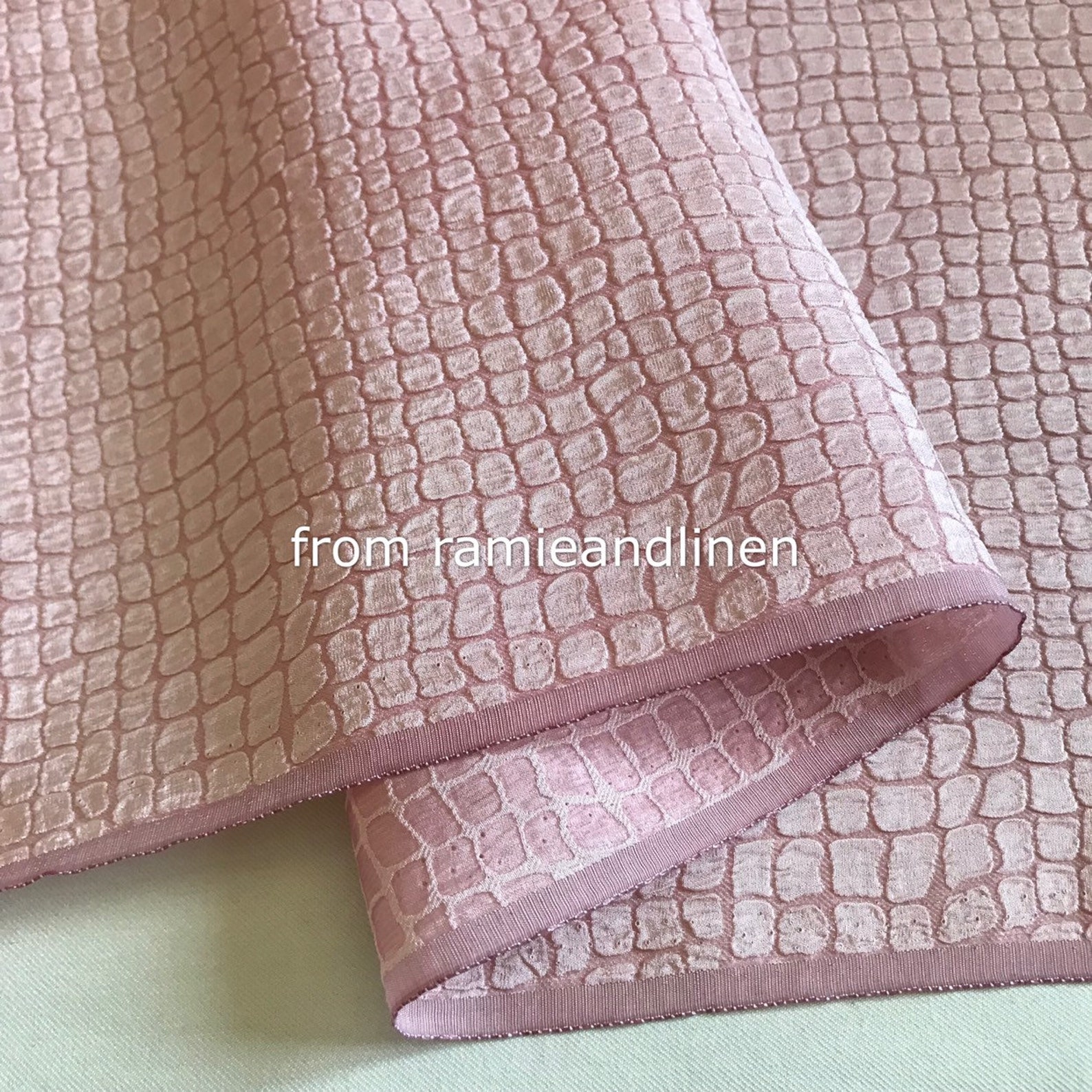 Hard to Find Silk Fabric Embossed Jaquard Plaid Weaved Silk - Etsy