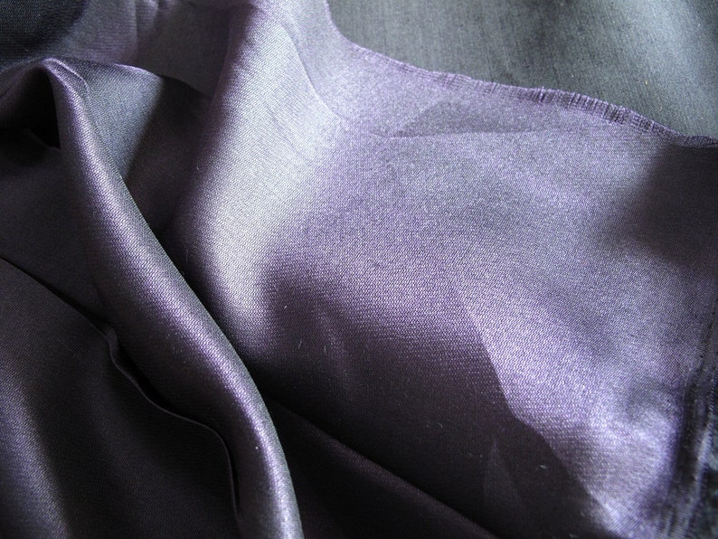 Silk Fabric Silk Wool Blend Charmeuse/satin Fabric Half - Etsy
