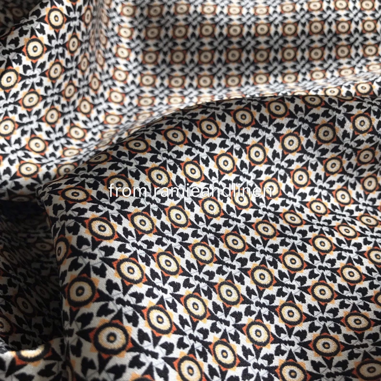 Silk Fabric Heavy Silk Graphics Print Crepe Satin Fabric - Etsy