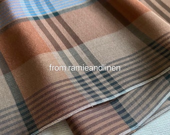 Silk Check Fabric - Etsy