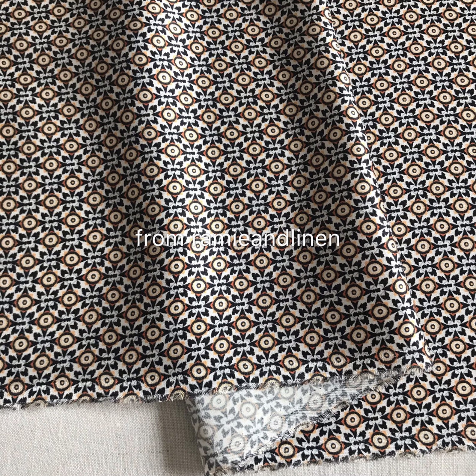 Silk Fabric Heavy Silk Graphics Print Crepe Satin Fabric - Etsy