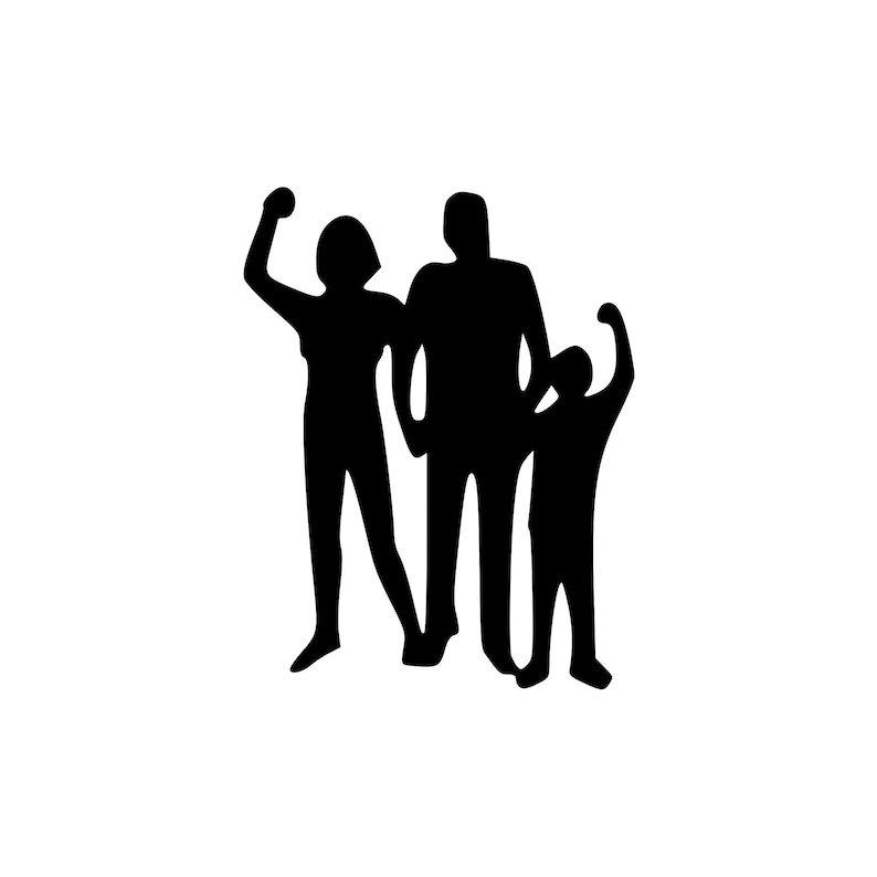Family Silhouette SVG Bundle, Clipart (digital Download) - Etsy