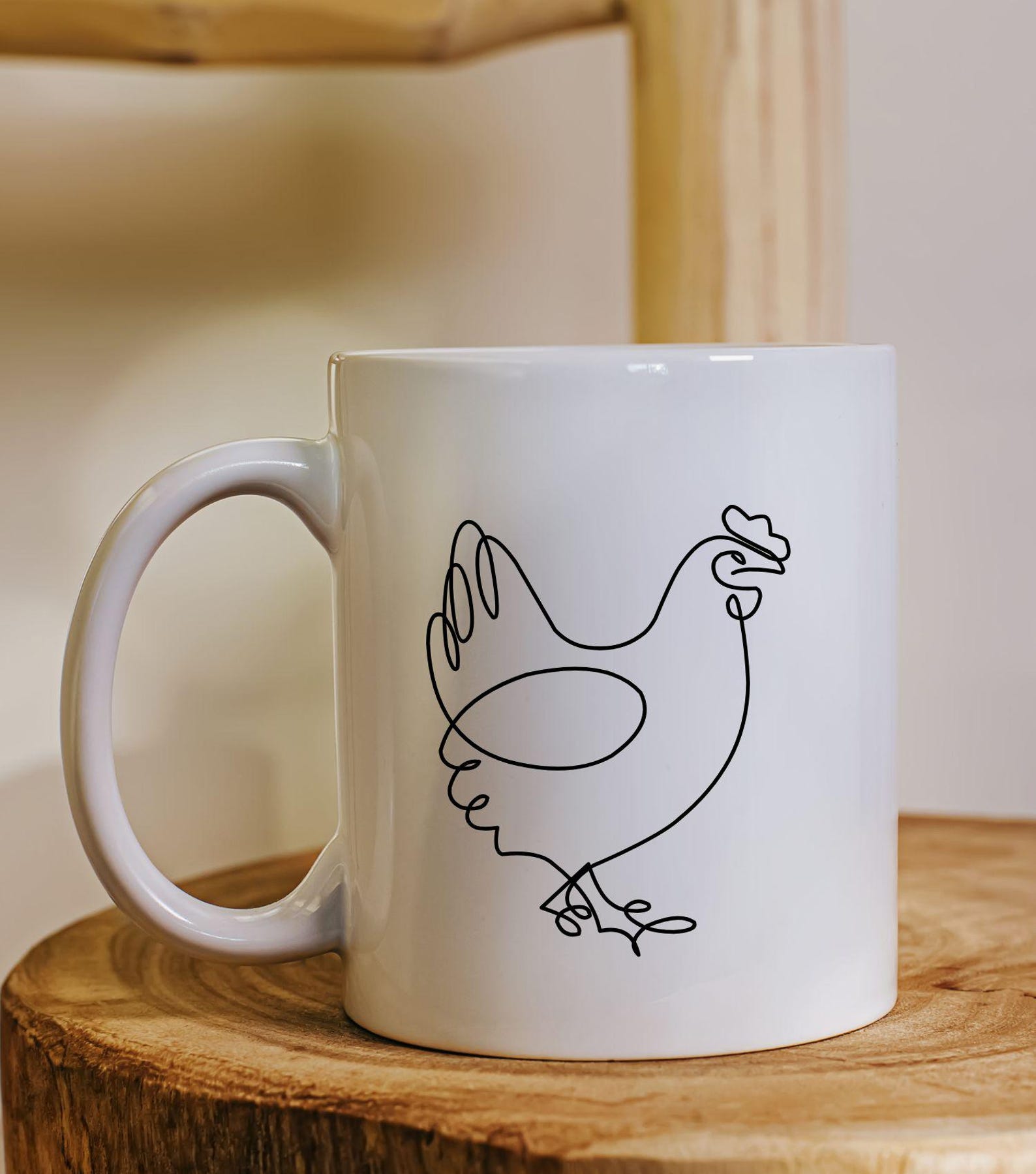 Hand-drawn Chicken SVG Bundle: Rooster, Hen, Clipart (instant Download ...