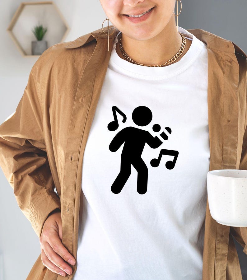 Singing People Silhouette SVG Bundle: Music Design (digital Download - Etsy