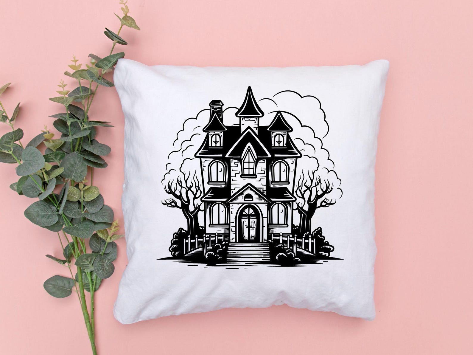 Haunted House SVG Bundle: Halloween Spooky Cut Files - Etsy