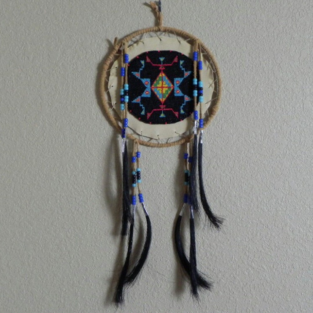 Native American Sioux Design Beaded Shield - Handmade - Etsy