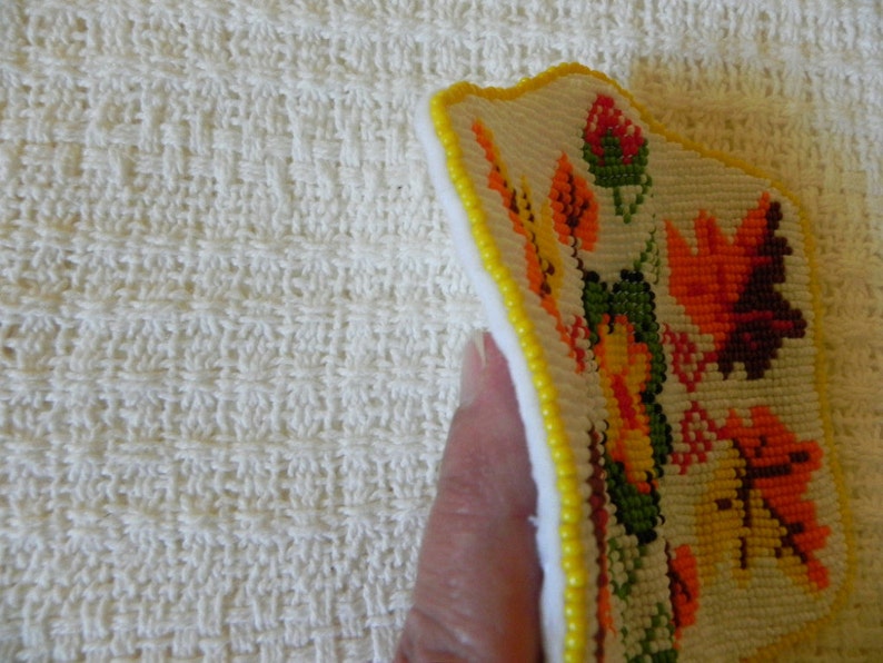 Native American Ute Autumn Leaves Beaded Piece - Etsy